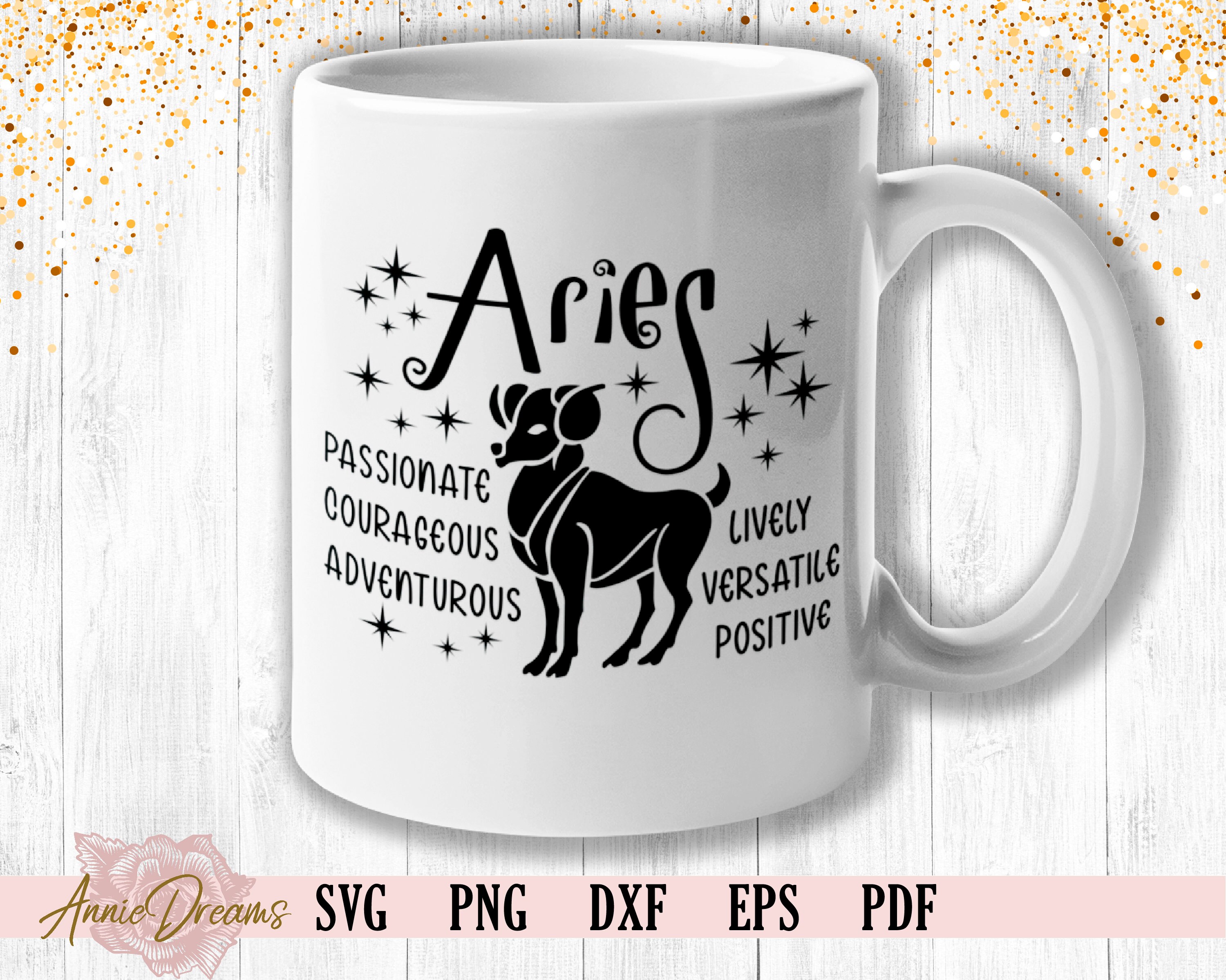 Zodiac SVG Aries SVG Zodiac Signs Clipart SVG Gift for - Etsy