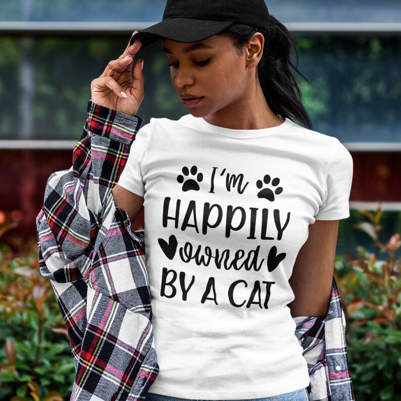 Cat Owner Saying SVG, Cats Svg, Funny Cats Svg, Cats Lady Svg, Cat ...