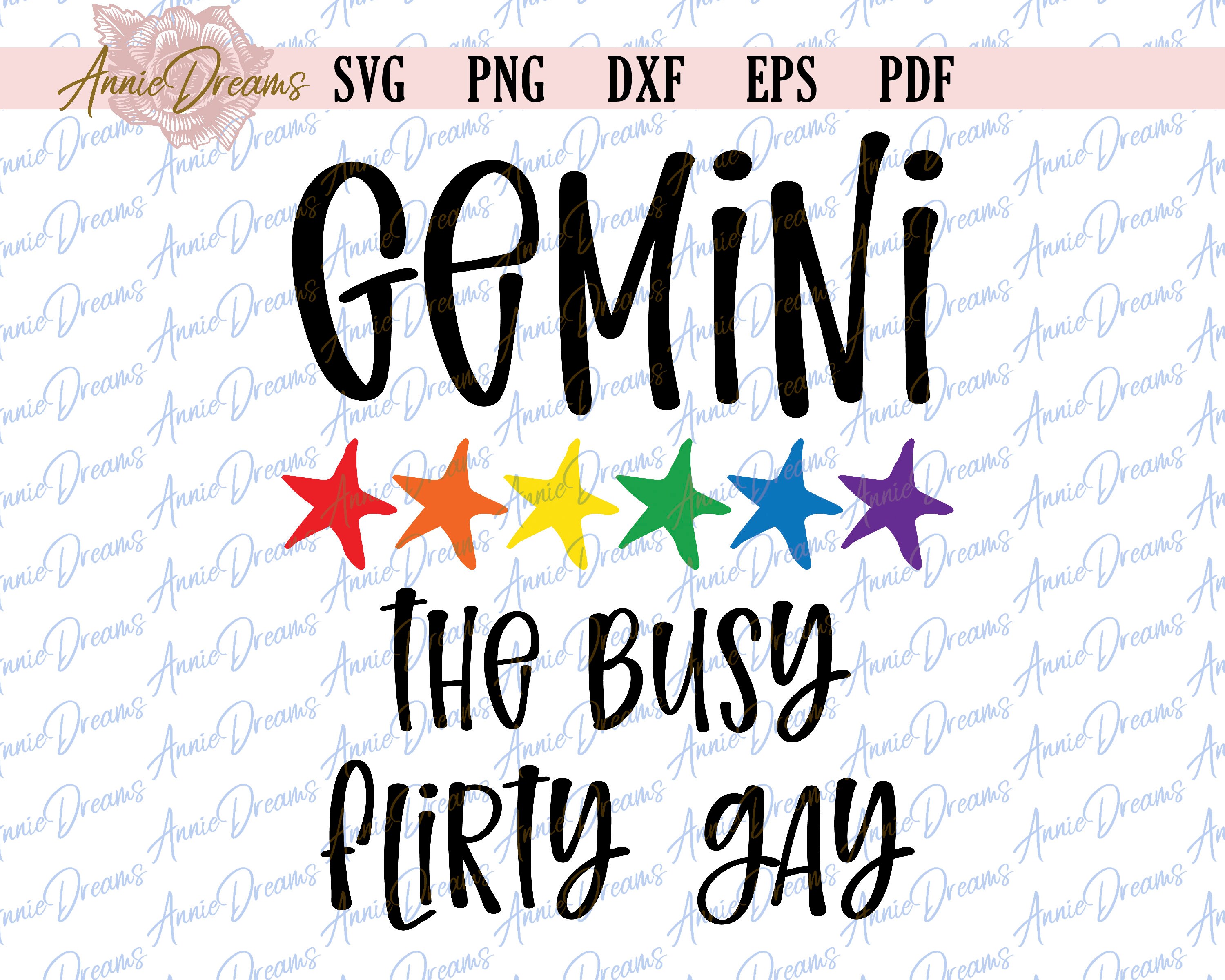 Gay Zodiac SVG LGBT Pride SVG Gay Gemini Svg Gift for Gay - Etsy