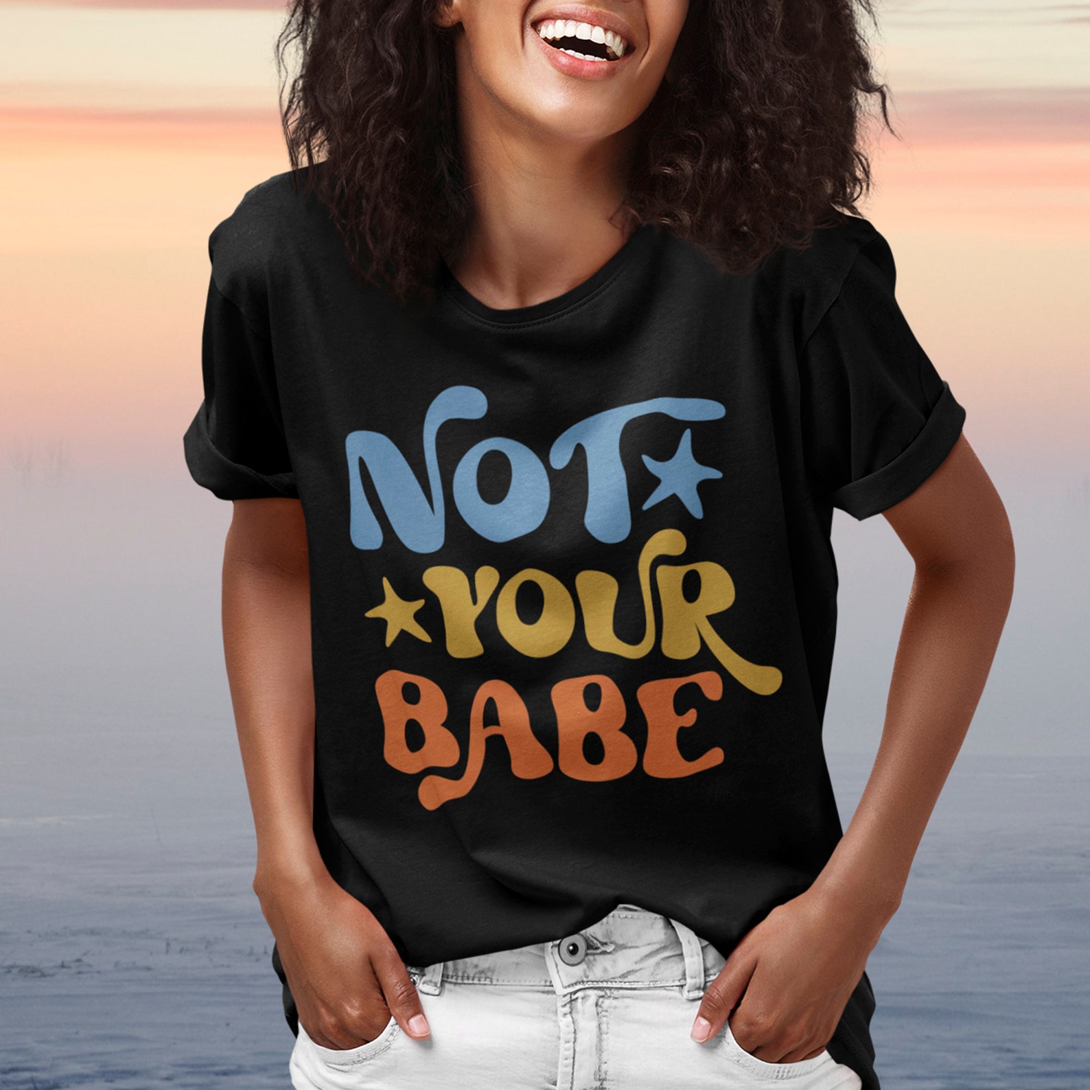 Not Your Babe SVG Trendy Feminist Svg Empowered Women Svg - Etsy