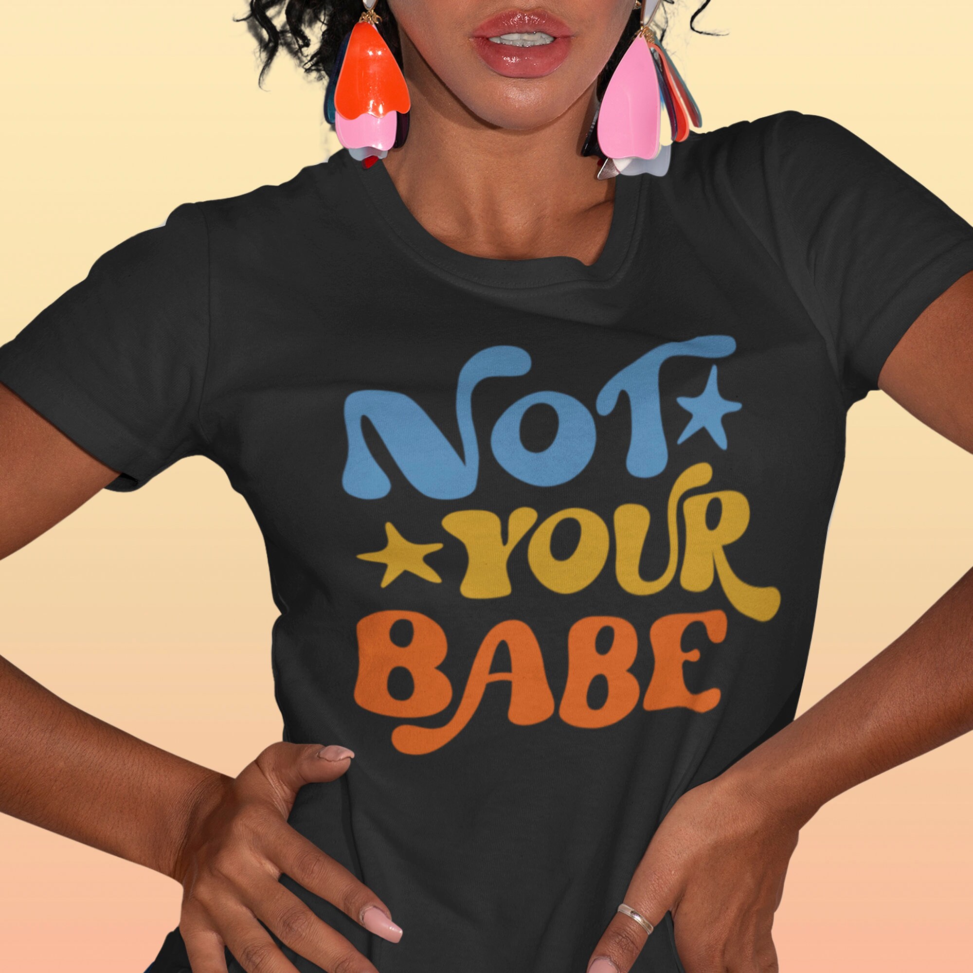 Not Your Babe SVG Trendy Feminist Svg Empowered Women Svg - Etsy
