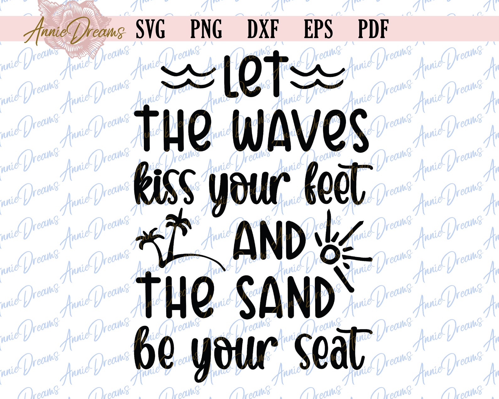 Beach Svg Png Dxf Eps Summer Fun Svg Beach Vibes Vacation - Etsy