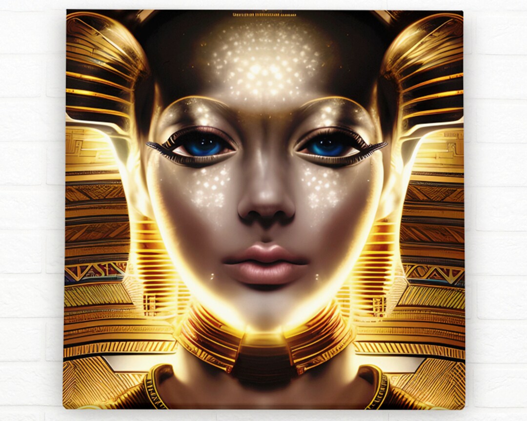 Intergalactic Princess Digital Art Print, Futuristic Wall Art Printable ...