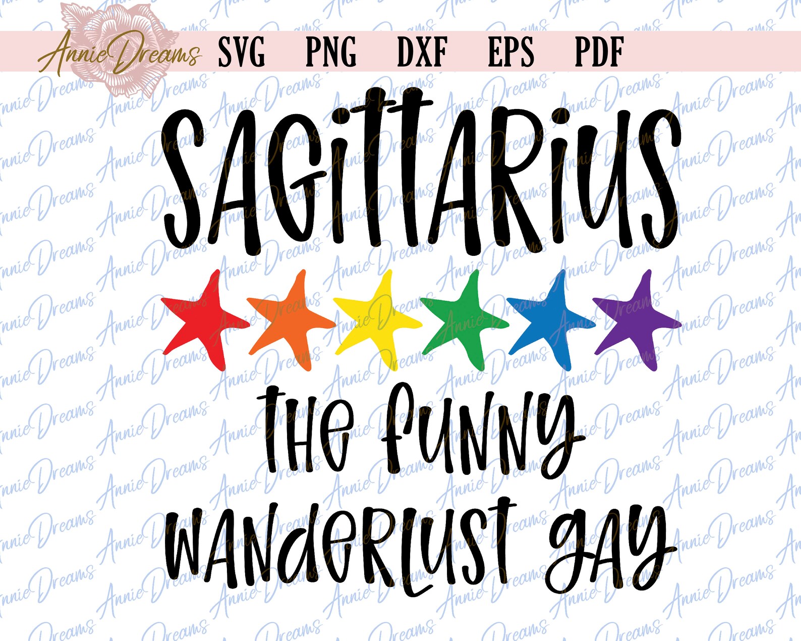 Gay Zodiac SVG LGBT Pride SVG Gay Sagittarius Svg Gift - Etsy