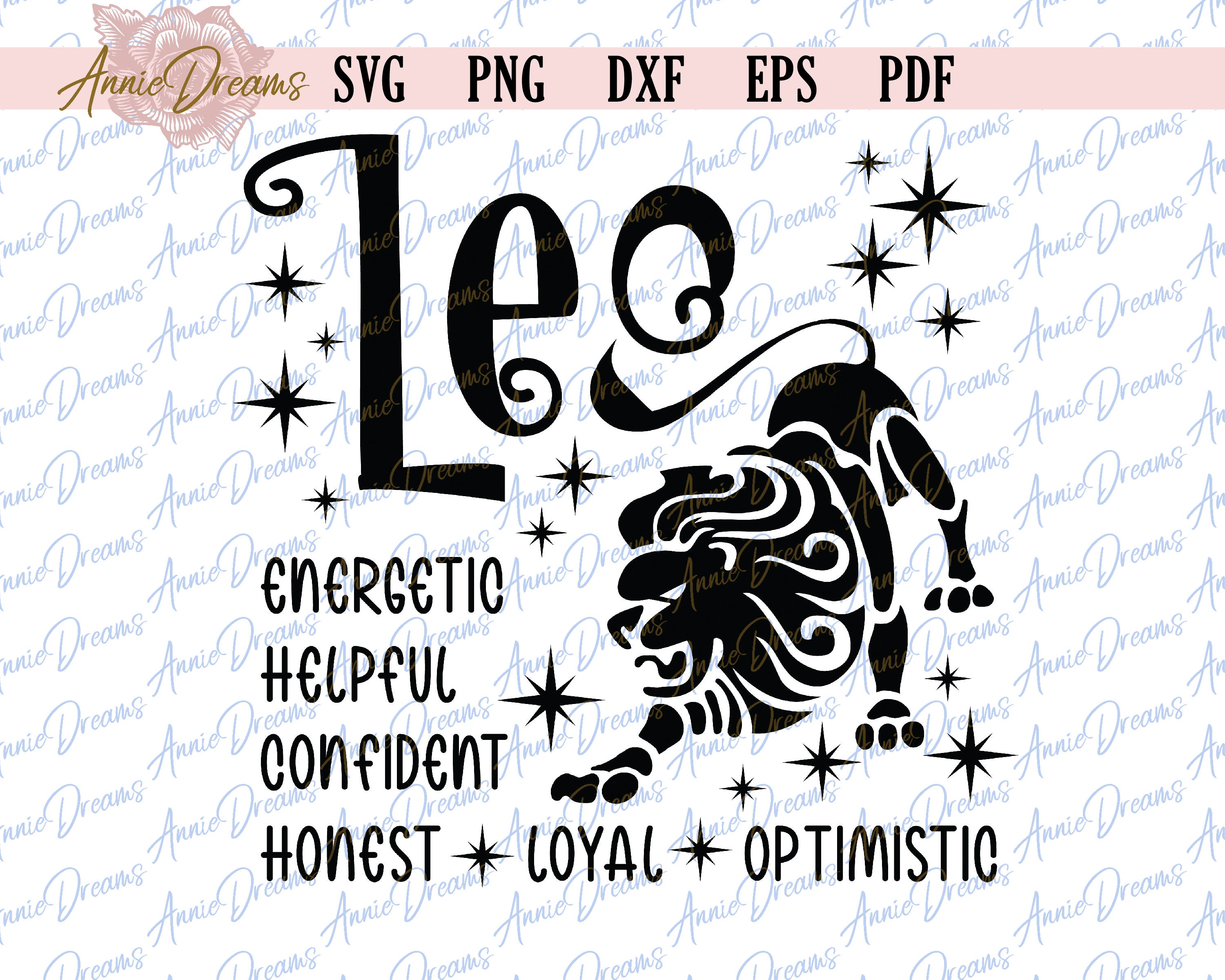 Zodiac SVG, Leo SVG, Zodiac Signs Clipart SVG, Gift for Leo Png, Leo ...