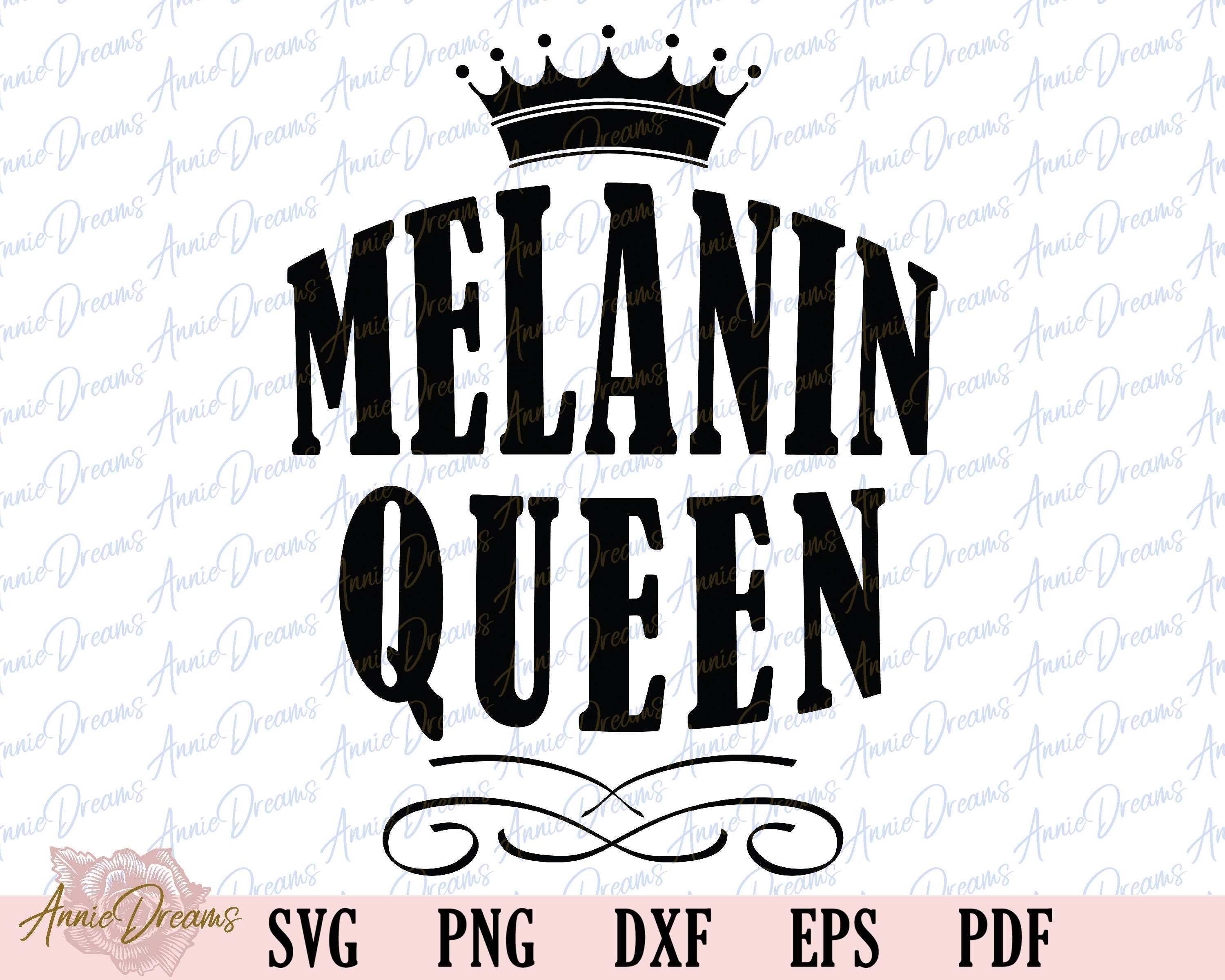 Melanin Queen SVG Trendy Black Woman Svg Black Pride SVG | Etsy