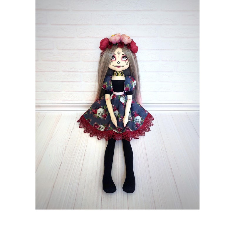 Sugar Skull Doll - Etsy