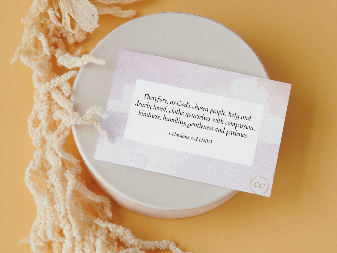 Printable Scripture Cards- Digital Downloads - Identity Scripture Cards ...