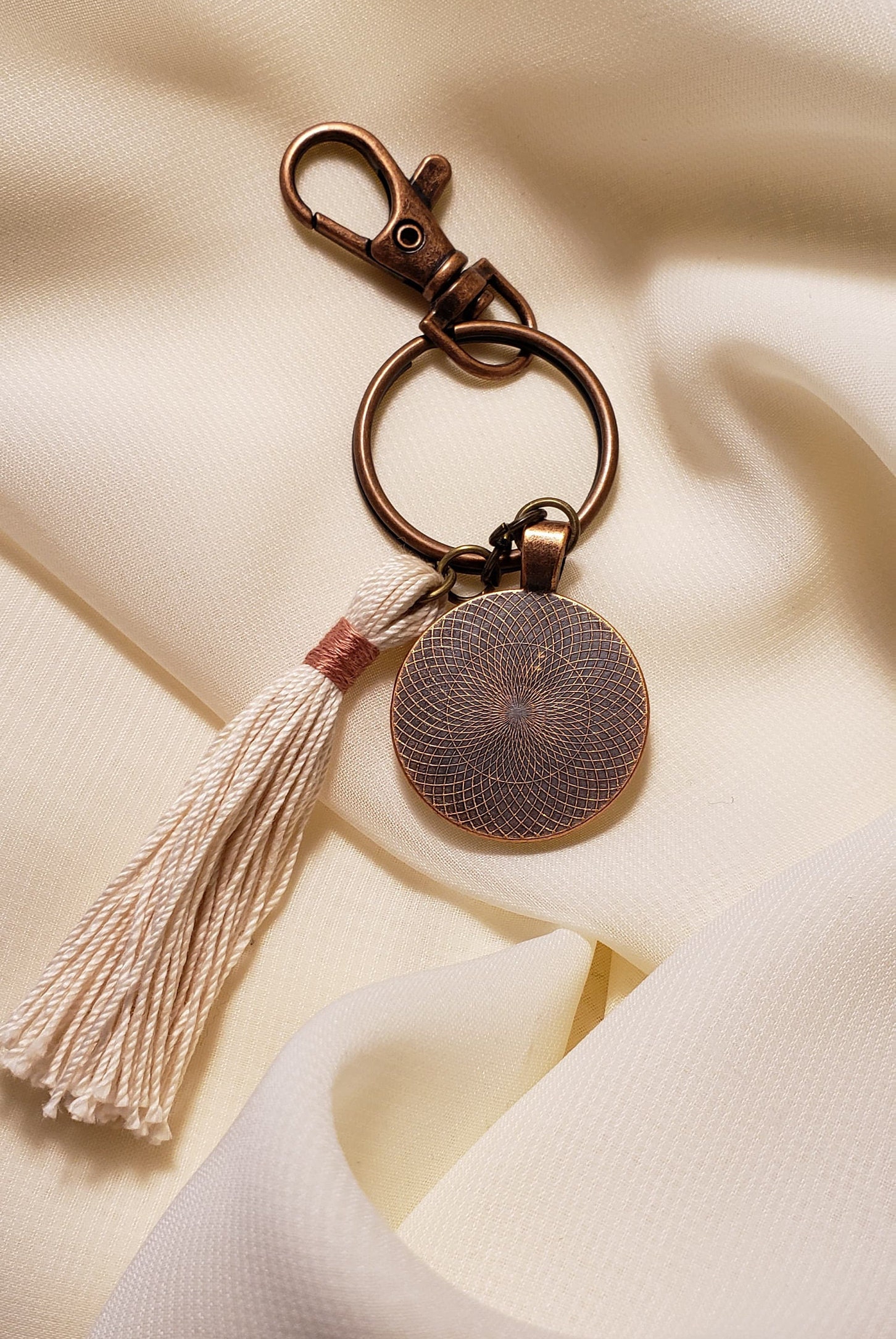 Simply Pink | Embroidery Keychain - Etsy