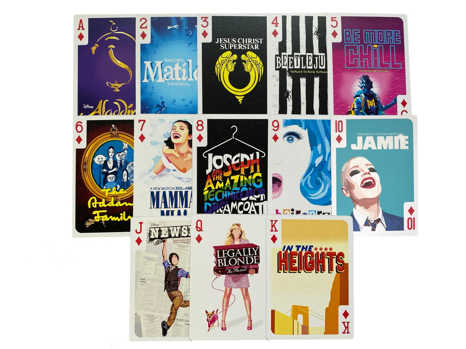 Musical Theatre Playing Cards - Etsy