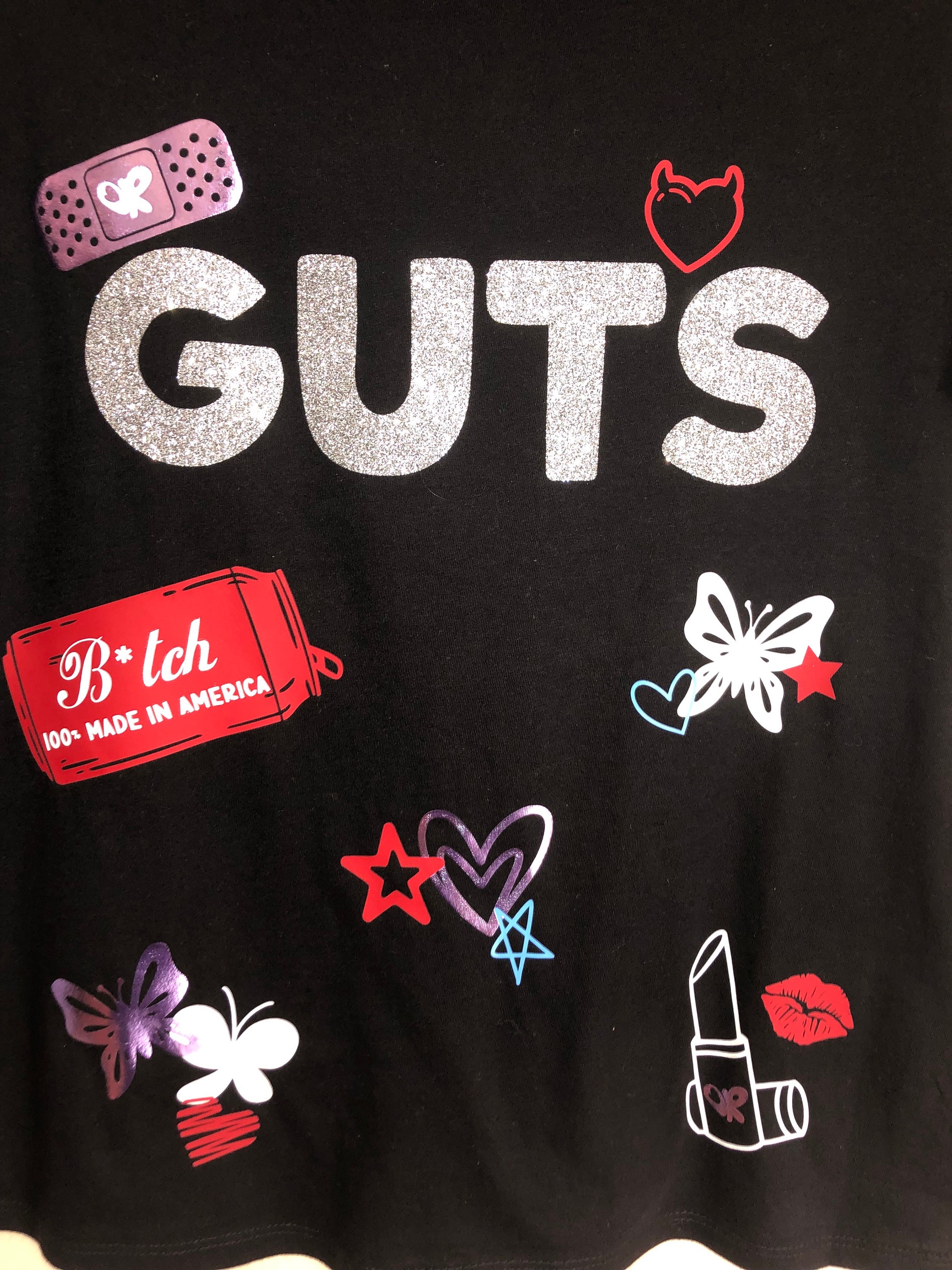 GUTS Inspired T-shirt Olivia Rodrigo Guts Tour - Etsy