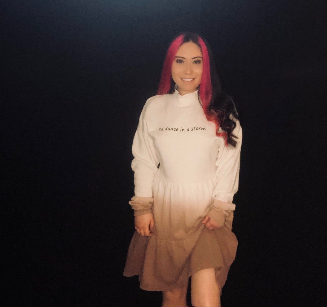 Fearless Taylor Swift Dance in a Storm Sweater Dress - Etsy