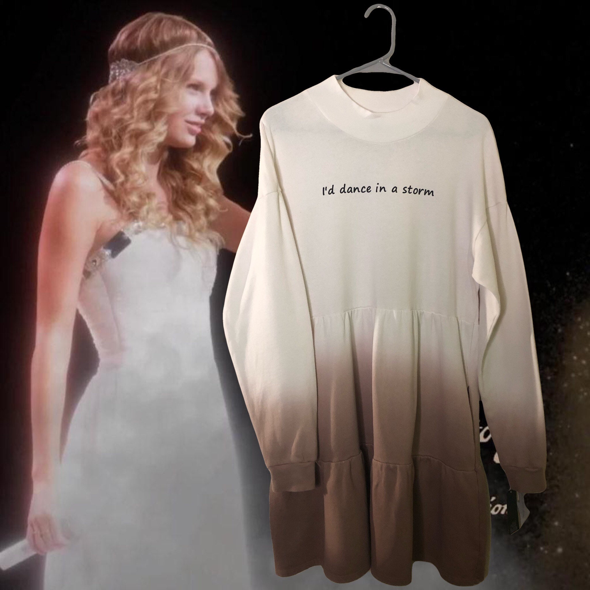 Fearless Taylor Swift Dance in a Storm Sweater Dress - Etsy