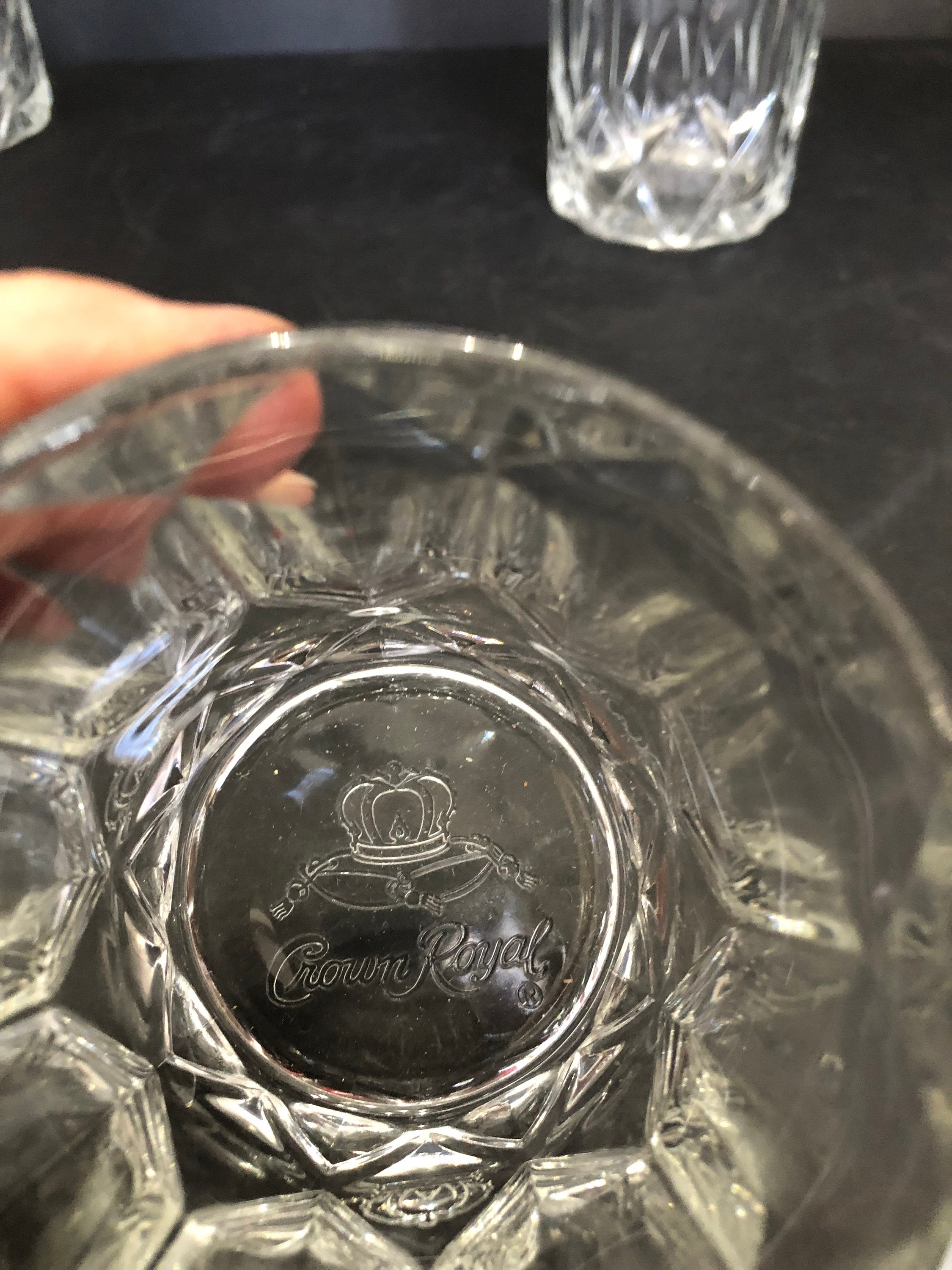 Two Crown Royal Vintage Whiskey Glasses - Etsy