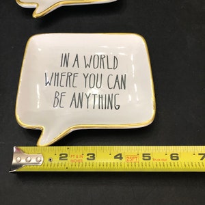 Set of 9 Fun Trinket Dishes Motivational Sayings, Dinner Party - Etsy