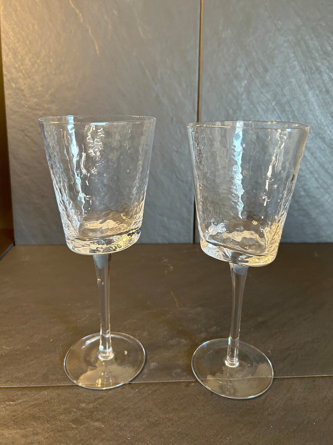 Triangular Shaped Frosted Vintage Wine Glasses Gift Ideas - Etsy