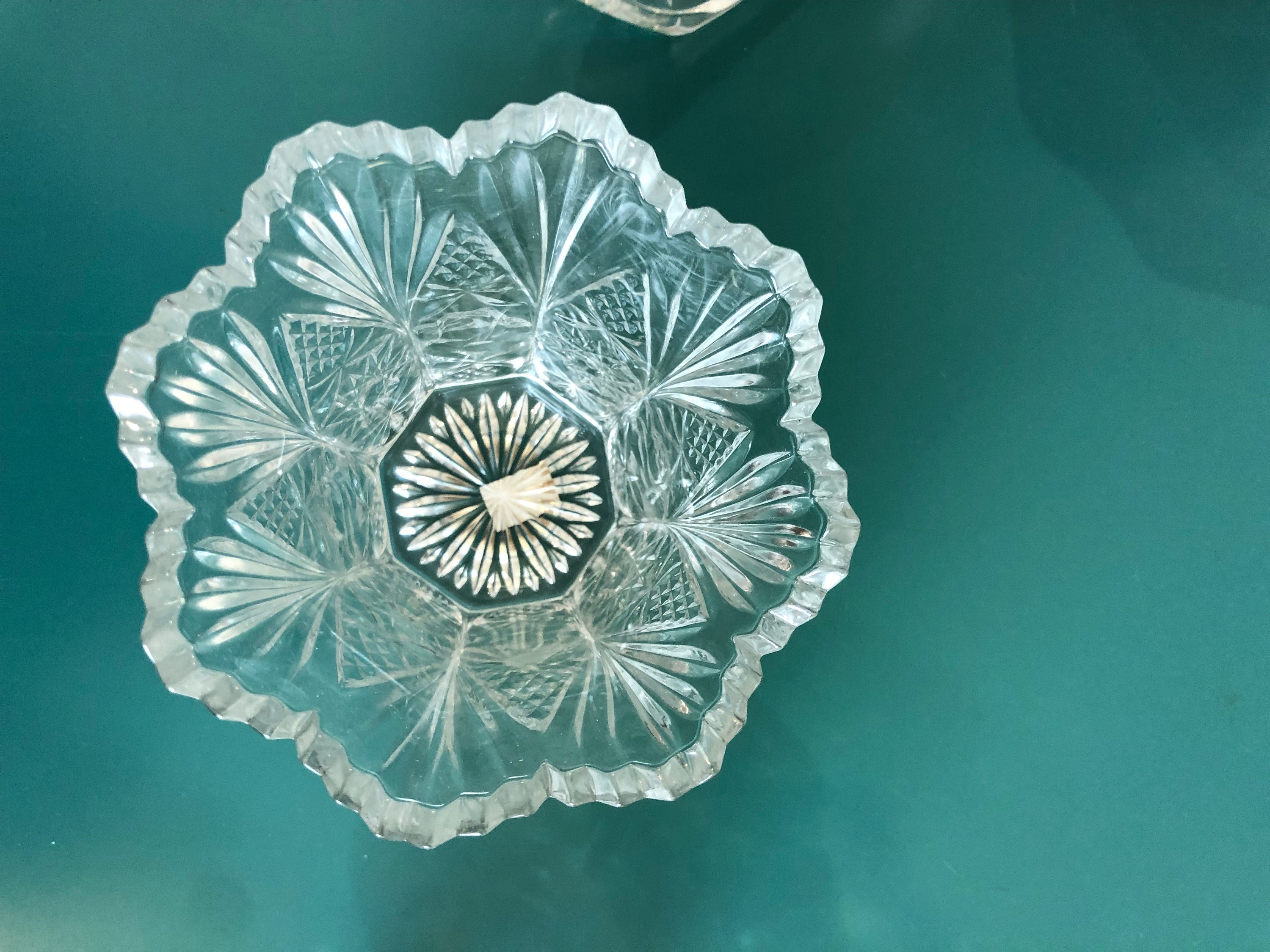 Authentic Studio Nova Japan Crystal Condiment Dish Coved - Etsy