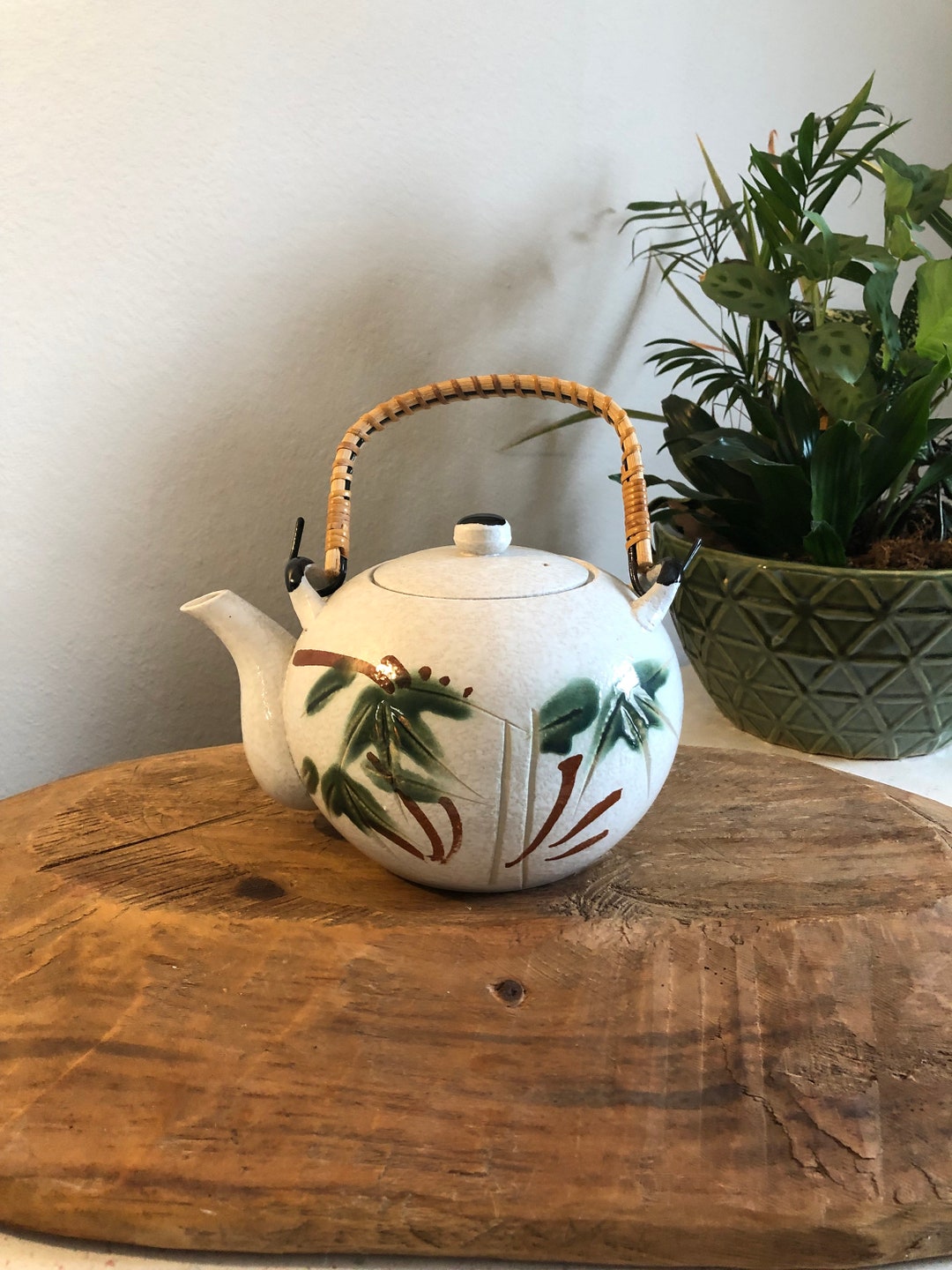 Beautiful Vintage Textured Asian Teapot, Oriental Decor - Etsy