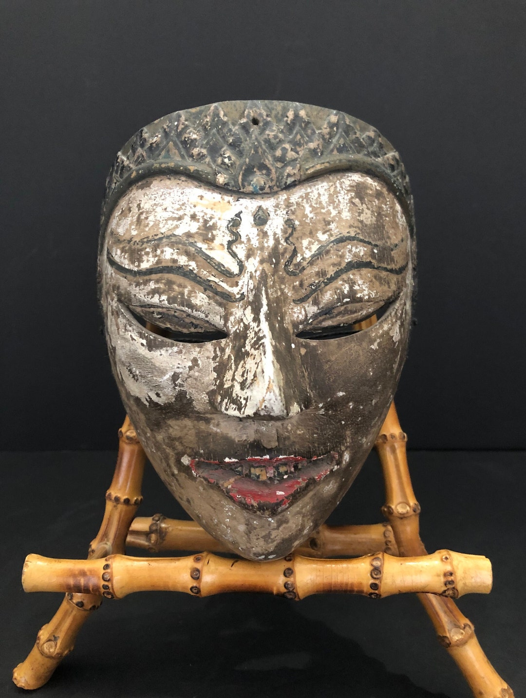 Authentic Antique African Tribal Mask - Etsy