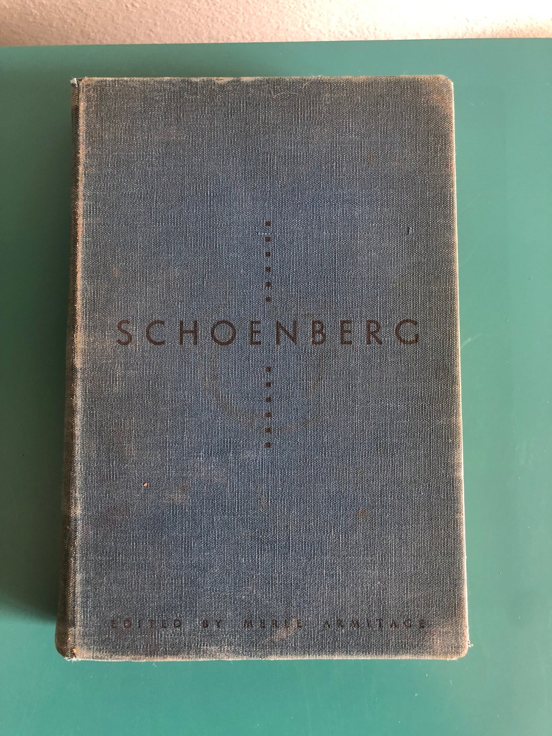 Rare 1937 First Edition Schoenberg Book by Merle Armitage | Avant-garde ...