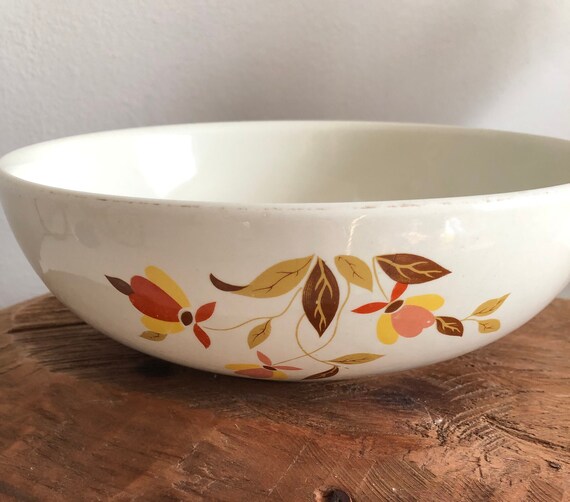 Vintage Halls Superior Quality Kitchenware Serving Bowl - Etsy