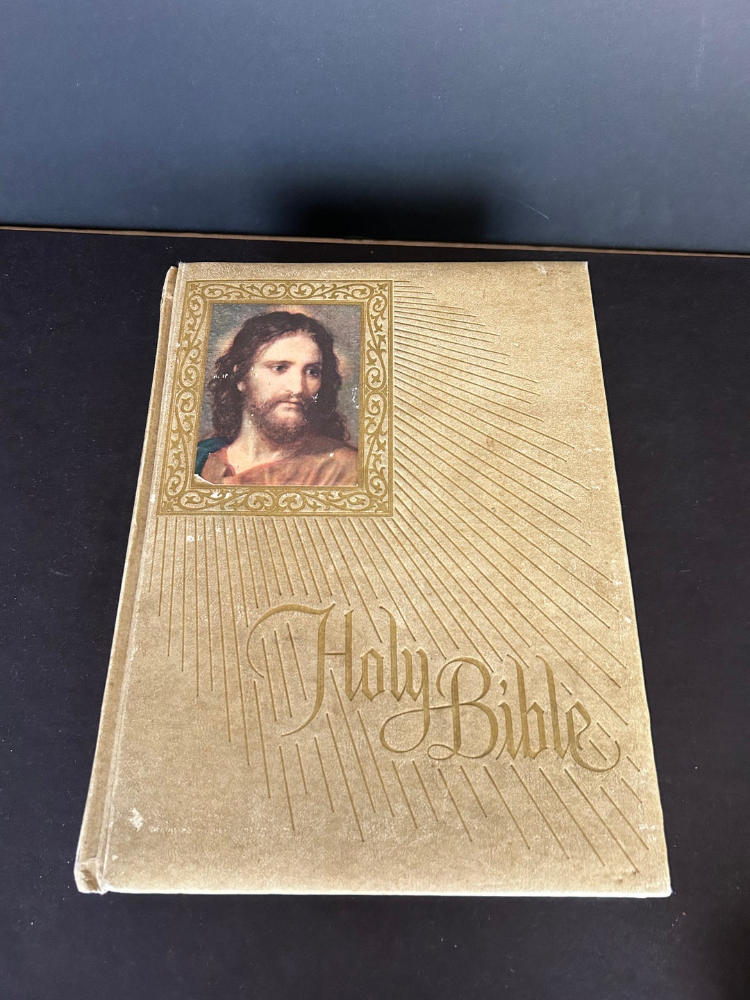 1971-72 Giant Holy Bible Fireside Family Edition NAB New American Bible ...