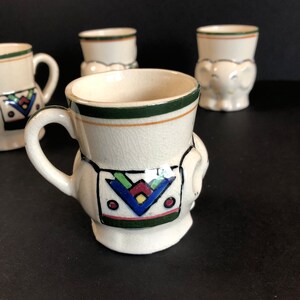 Set of 5 Japanese Elephant Teapot and Four Cups, Pagoda, Vintage Tea ...