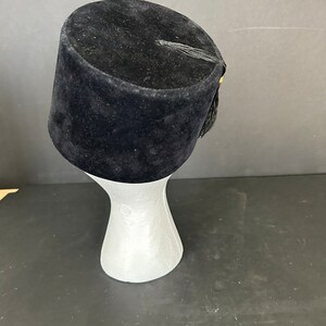 A Furnish Jade Full Black Color NAWABI Cap of Hyderabad Fez Hat - Etsy