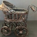 Darling Doll Pram Vintage Wicker and Metal and Cloth. Works Well! - Etsy