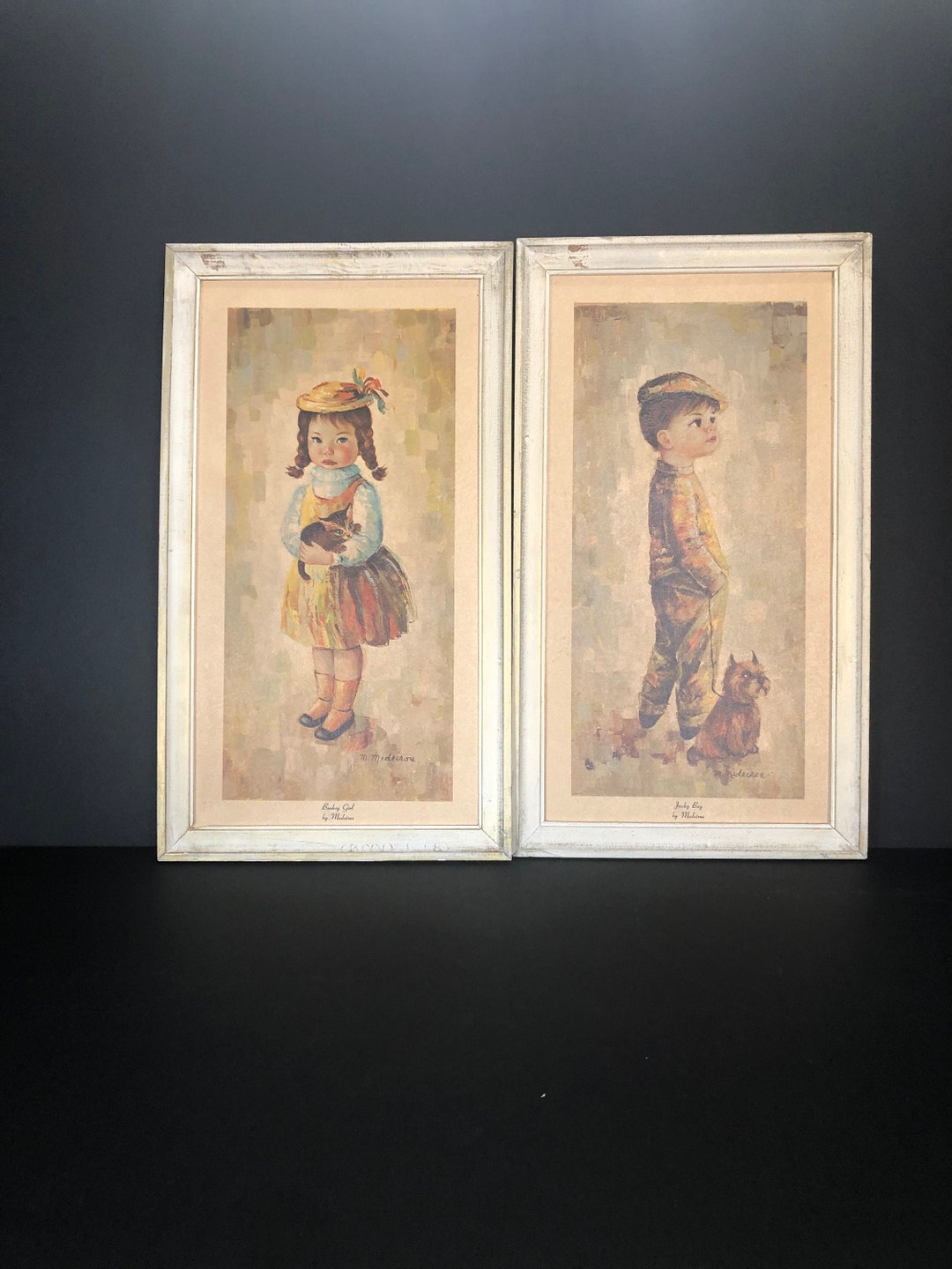 Two Vintage Maio Medeiros Lithographs - Etsy