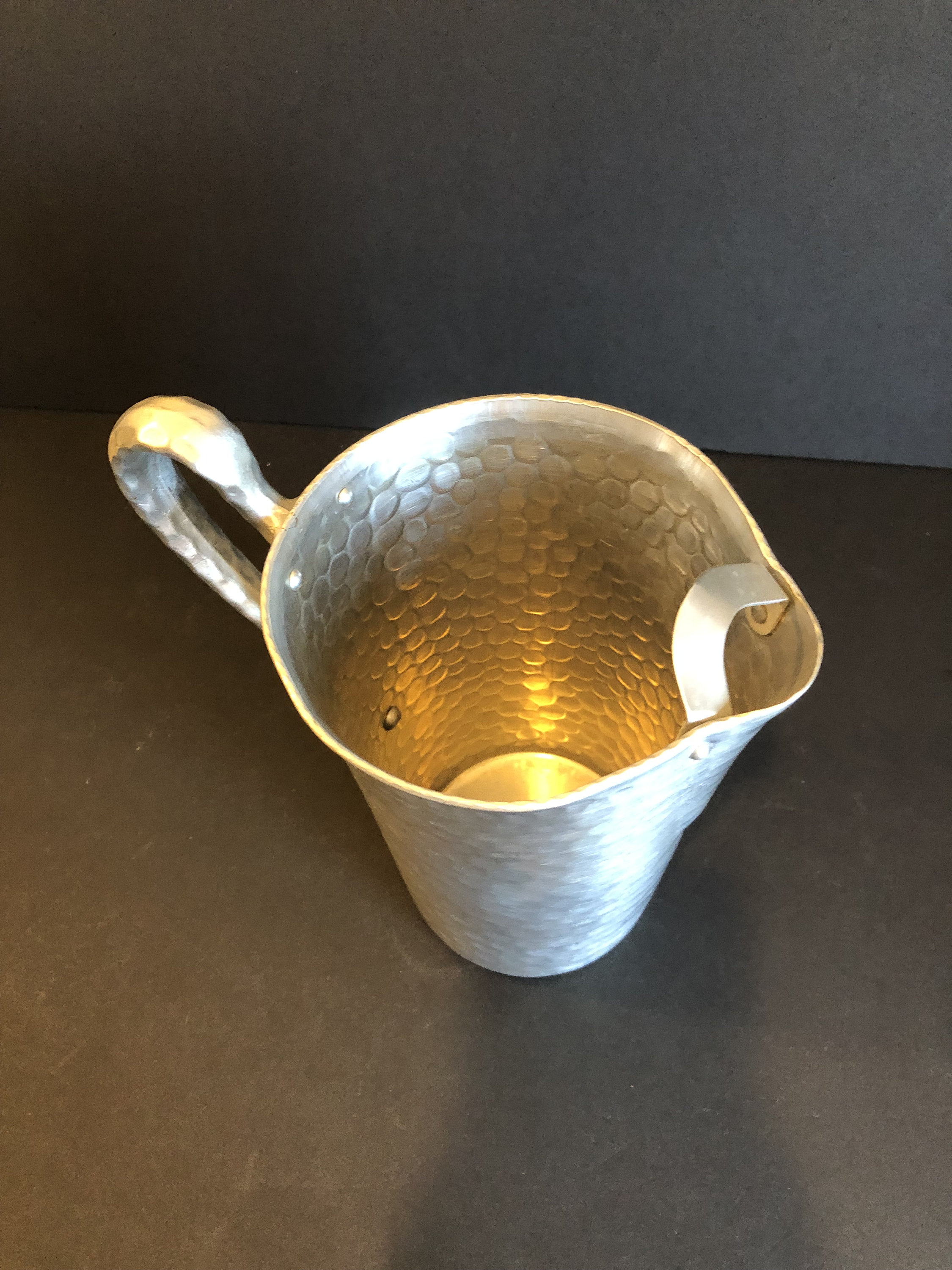 Vintage Everlast Hand Forged Aluminum Pitcher With Ice Shield - Etsy