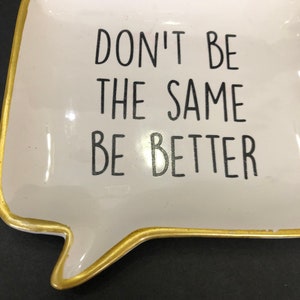 Set of 9 Fun Trinket Dishes Motivational Sayings, Dinner Party - Etsy