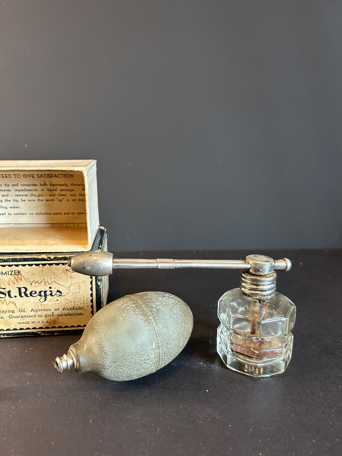 1920s St. Regis No. 100 Atomizer: Vintage Perfume Sprayer, Art Deco ...