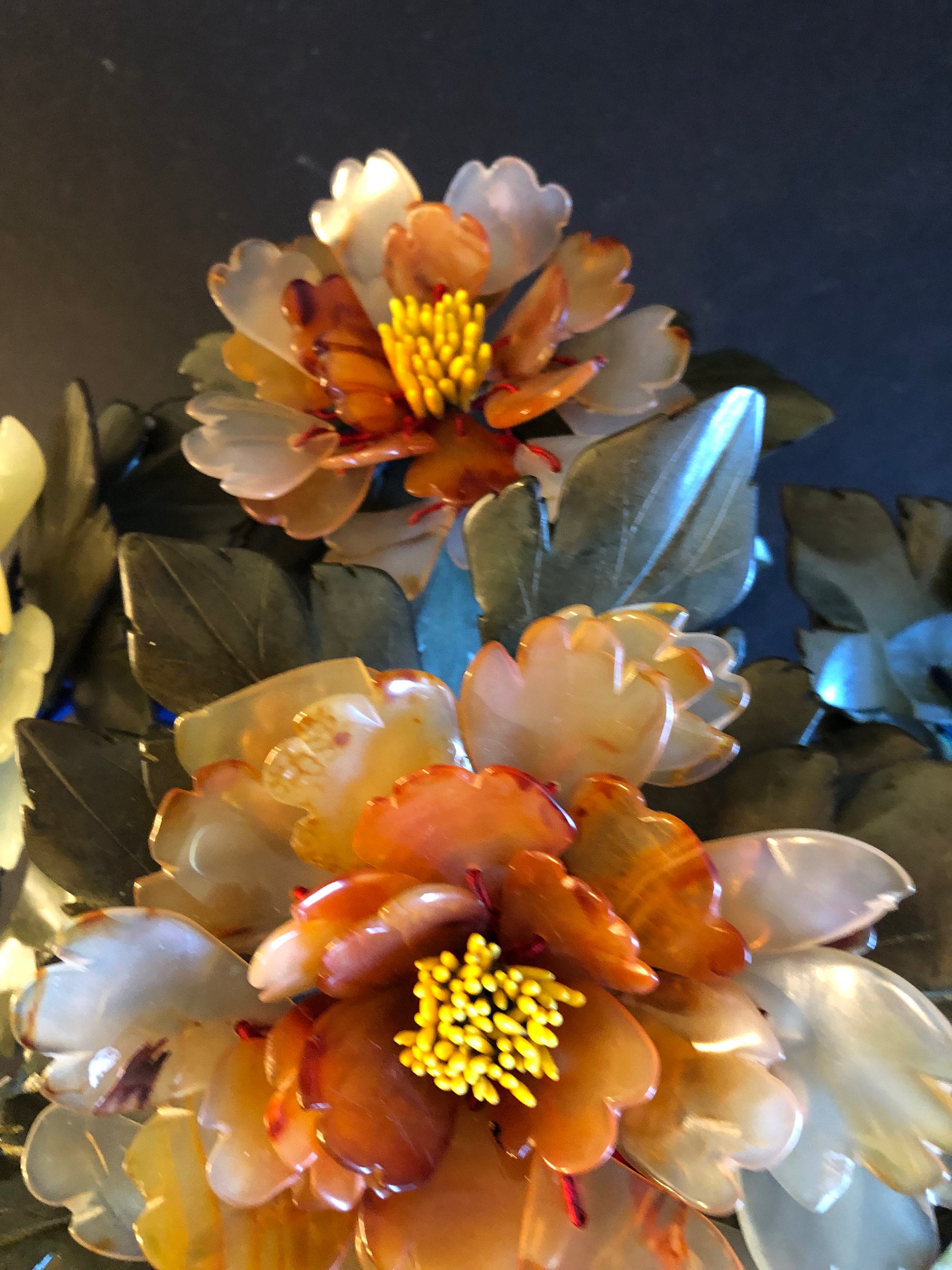 Carved Jade Flowers