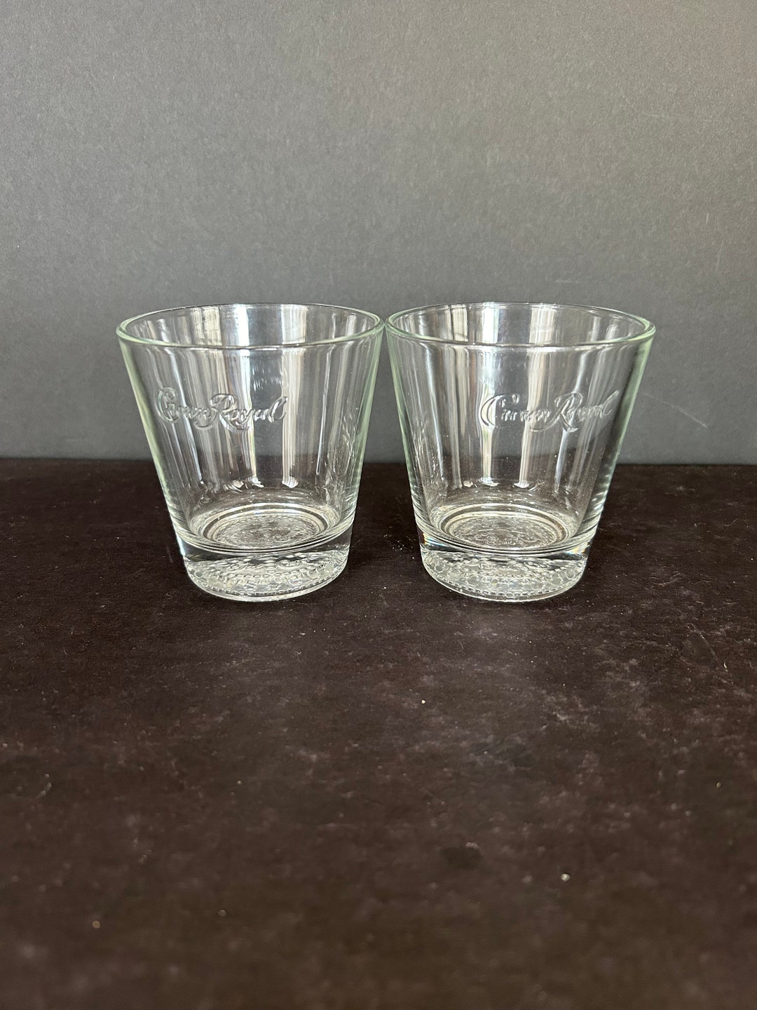 Vintage Crown Royal Barware Set of Two - Etsy