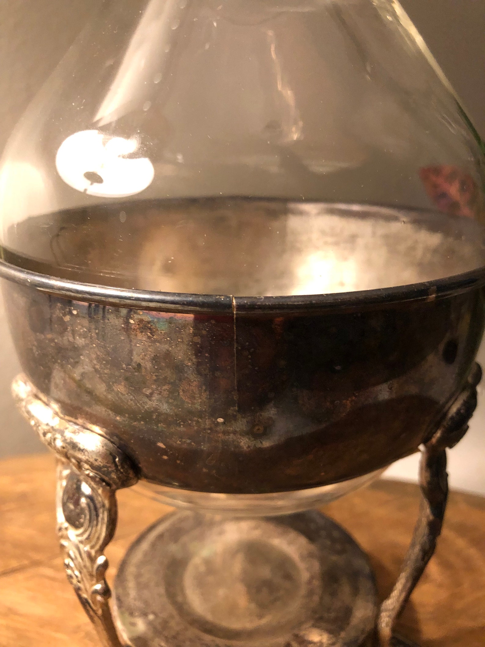 Pitcher With Silver Handle and Lid - Etsy