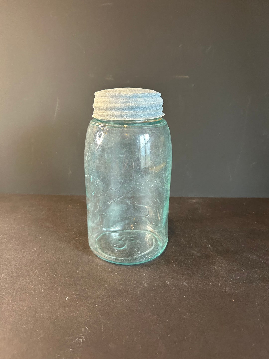 Antique Ball Sloped Shoulder Quart Mason Jar Early 1900s - Etsy
