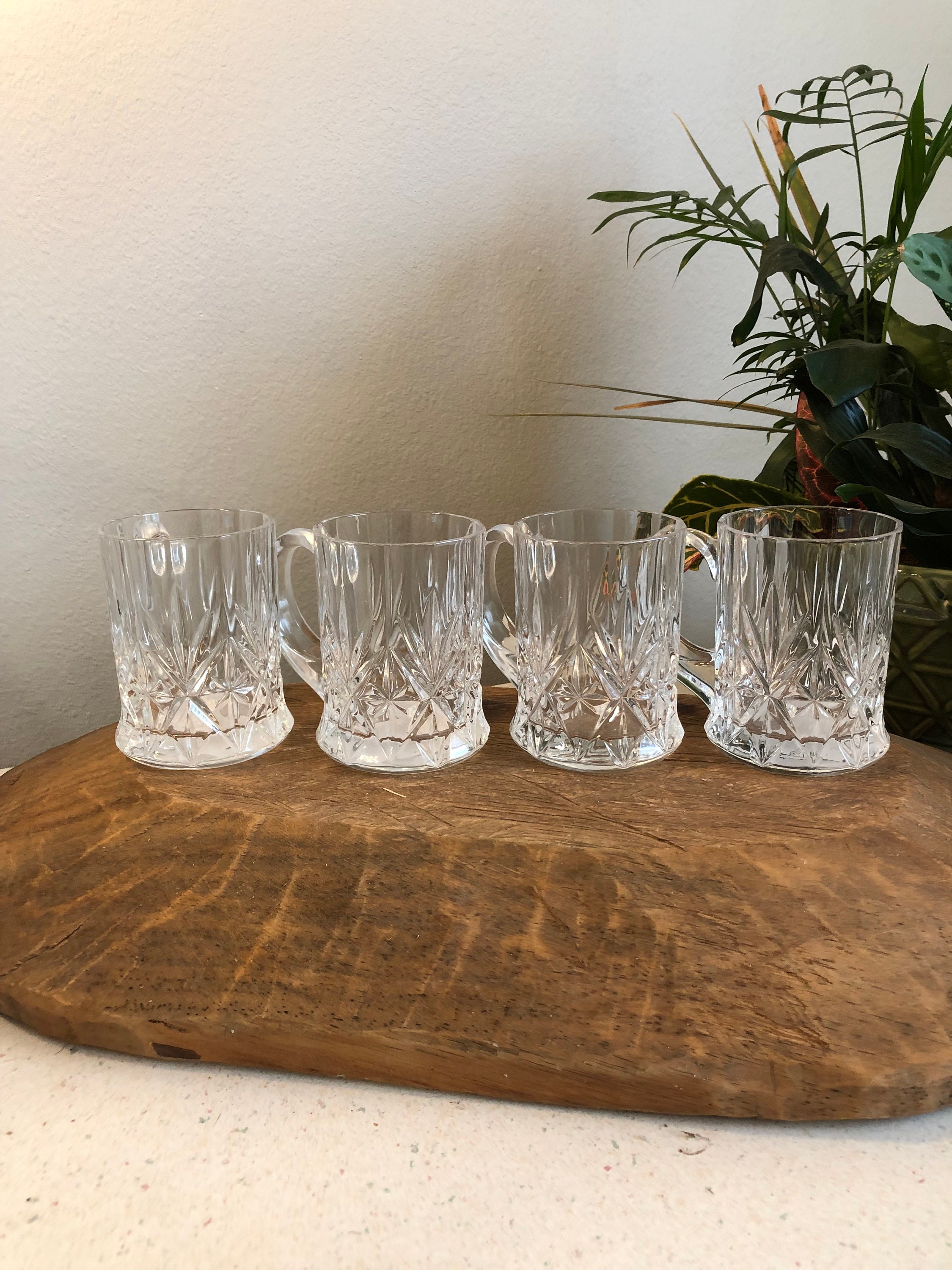 Set of 4 Gorgeous Crystal Mugs | Etsy