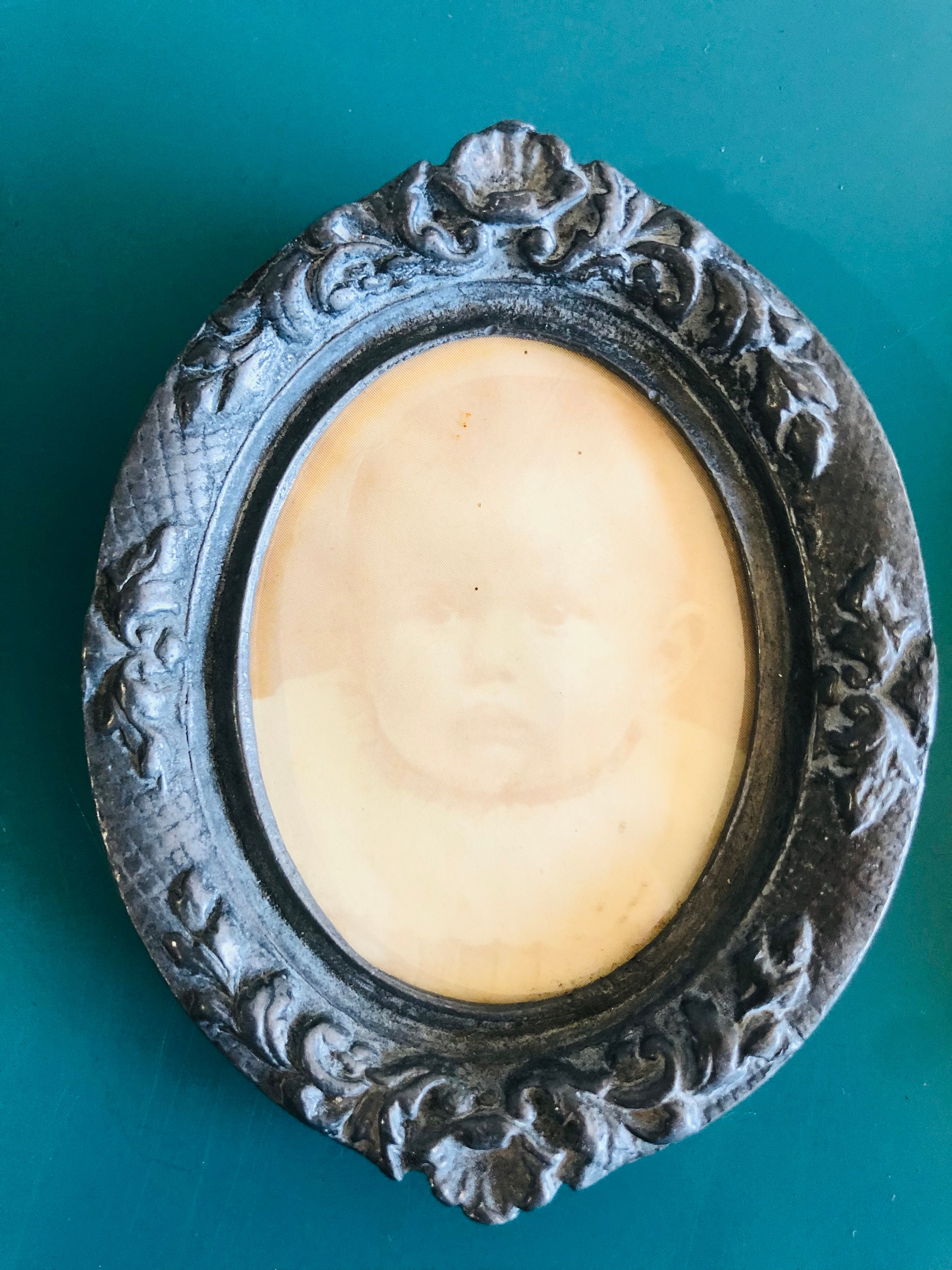 Two Antique Small Solid Metal Photo Frames 2 Included West - Etsy