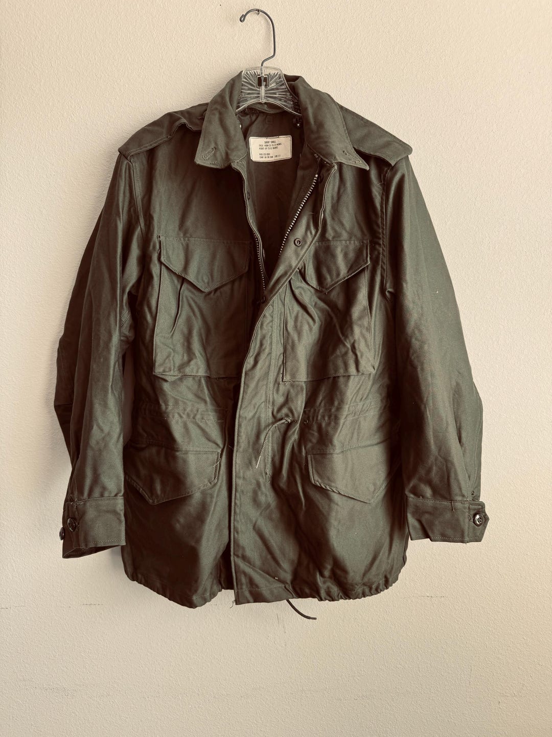 Vintage 1964 M-1951 Field Jacket - OG-107, Military Issue, Cotton ...
