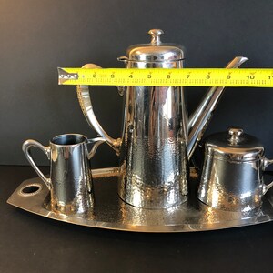 Gebruder Hepp Hammered Metal Tea/coffee Set GEBR. H SCH, Mother's Day ...