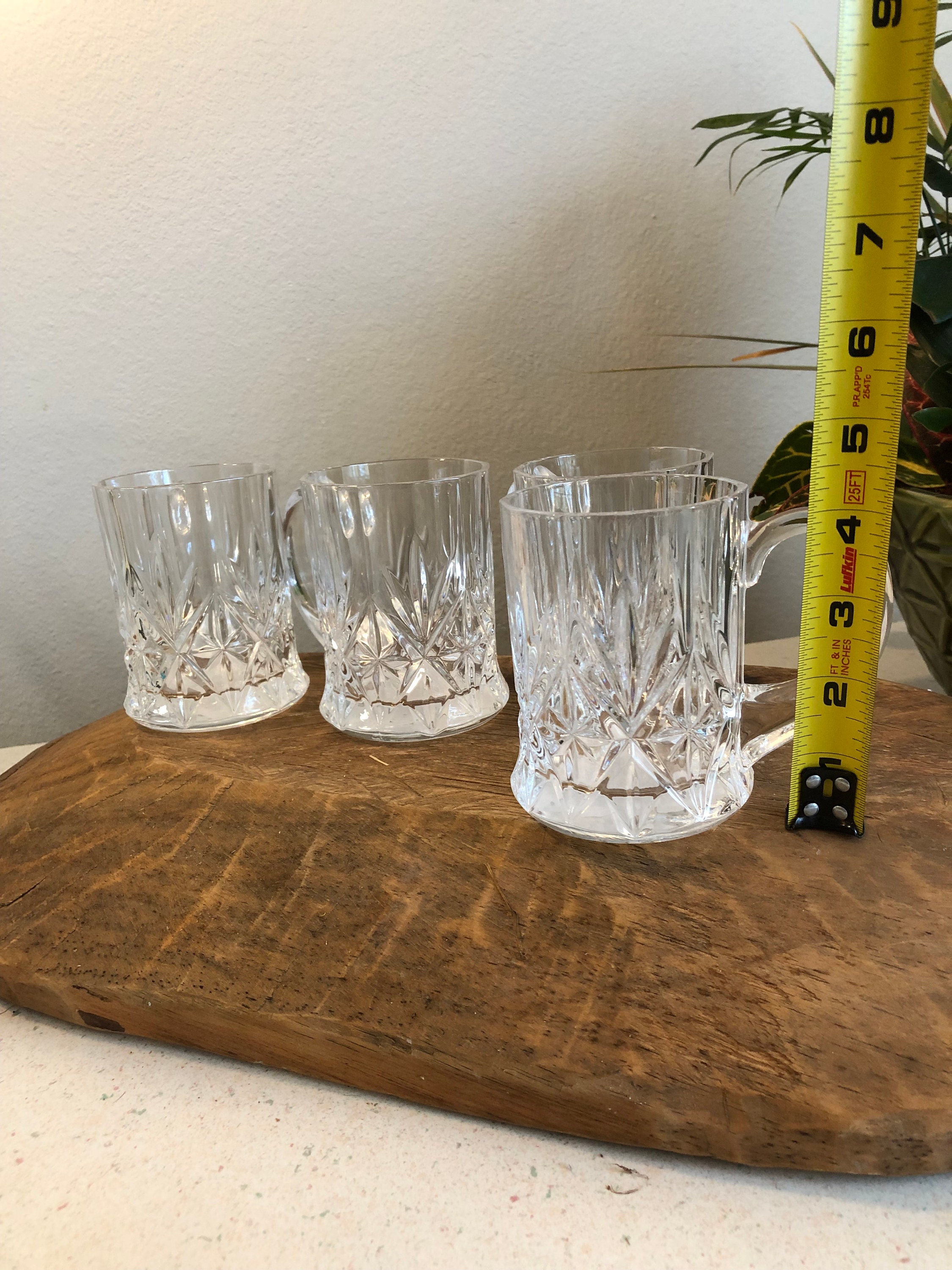 Set of 4 Gorgeous Crystal Mugs | Etsy