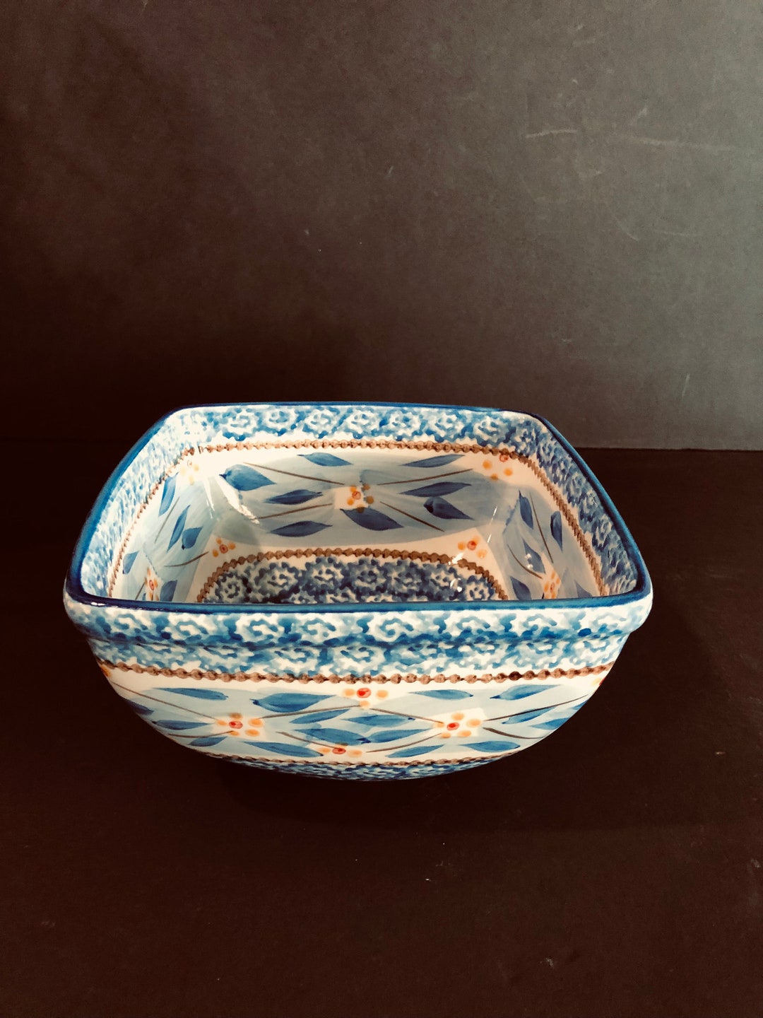 Vintage Temp-tations Old World Bowl, 7 Inches Wide, Blue Temptations ...