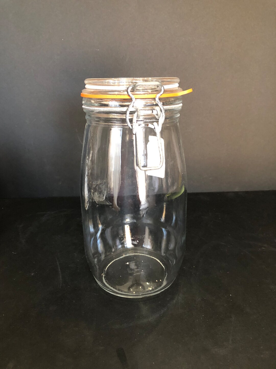 Arc France Jar With Clamp Lid and Seal Homesteading Storage - Etsy