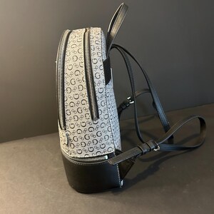 Guess New Black and Gray Backpack Purse With Tags 12" X 10"x 4.5" - Etsy