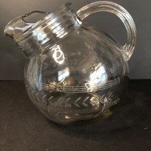 Ball Pitcher by Anchor Hocking - Etsy