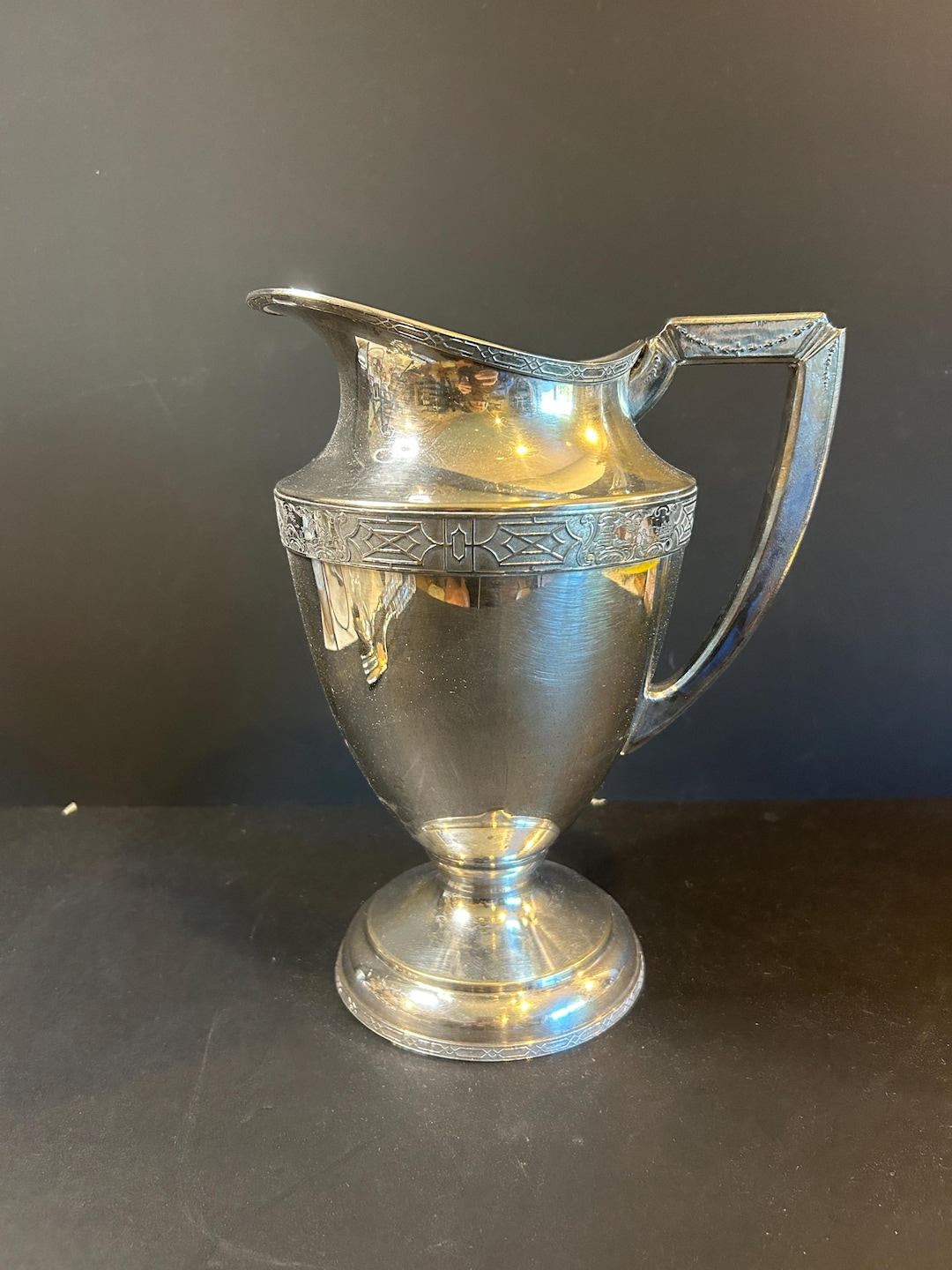 Vintage Benedict Silverplate Water Pitcher – Chinese Chippendale, Art ...