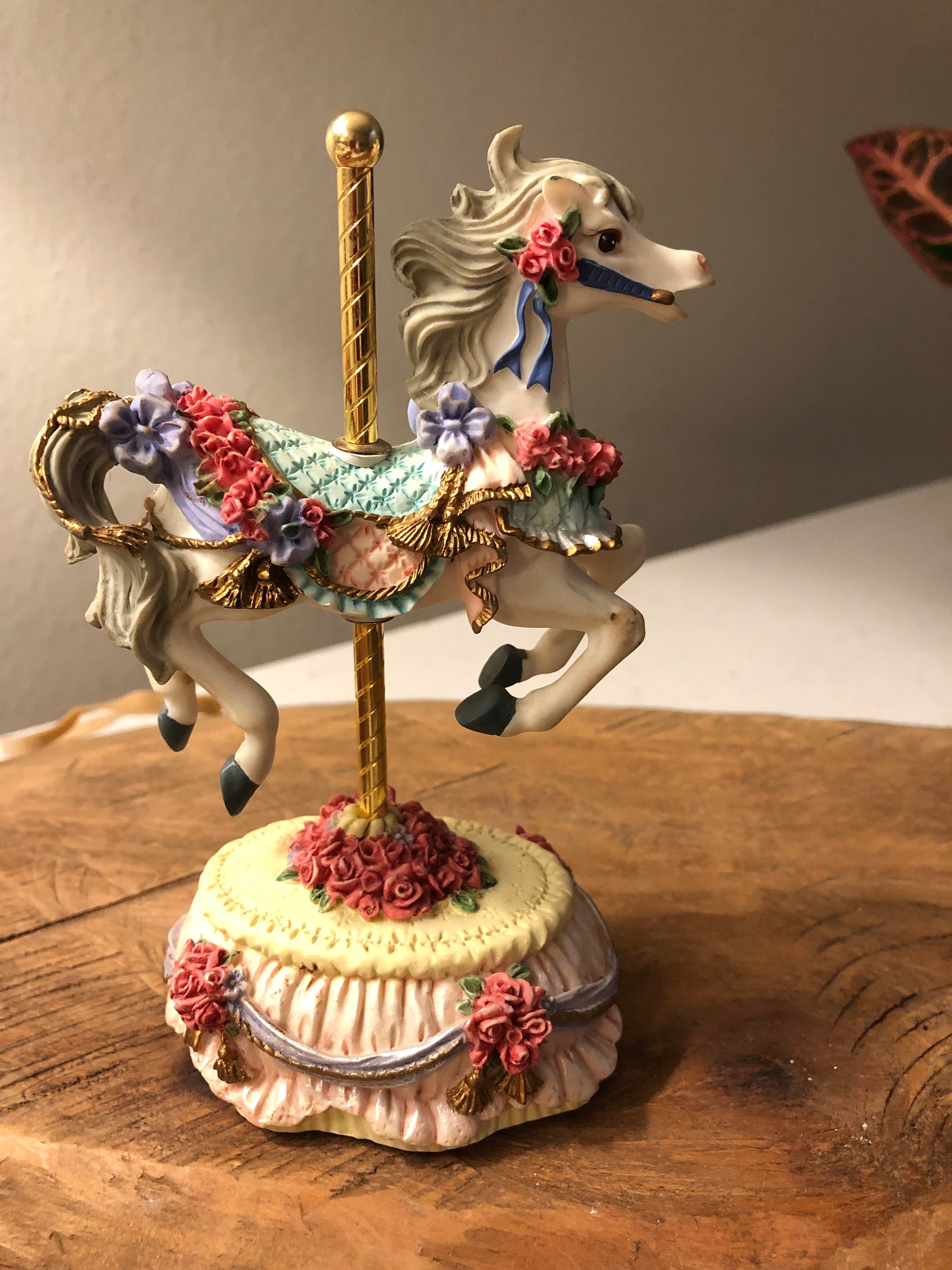 Collectibles Whitehall Society Porcelain Carousel Horse and a Melodies ...