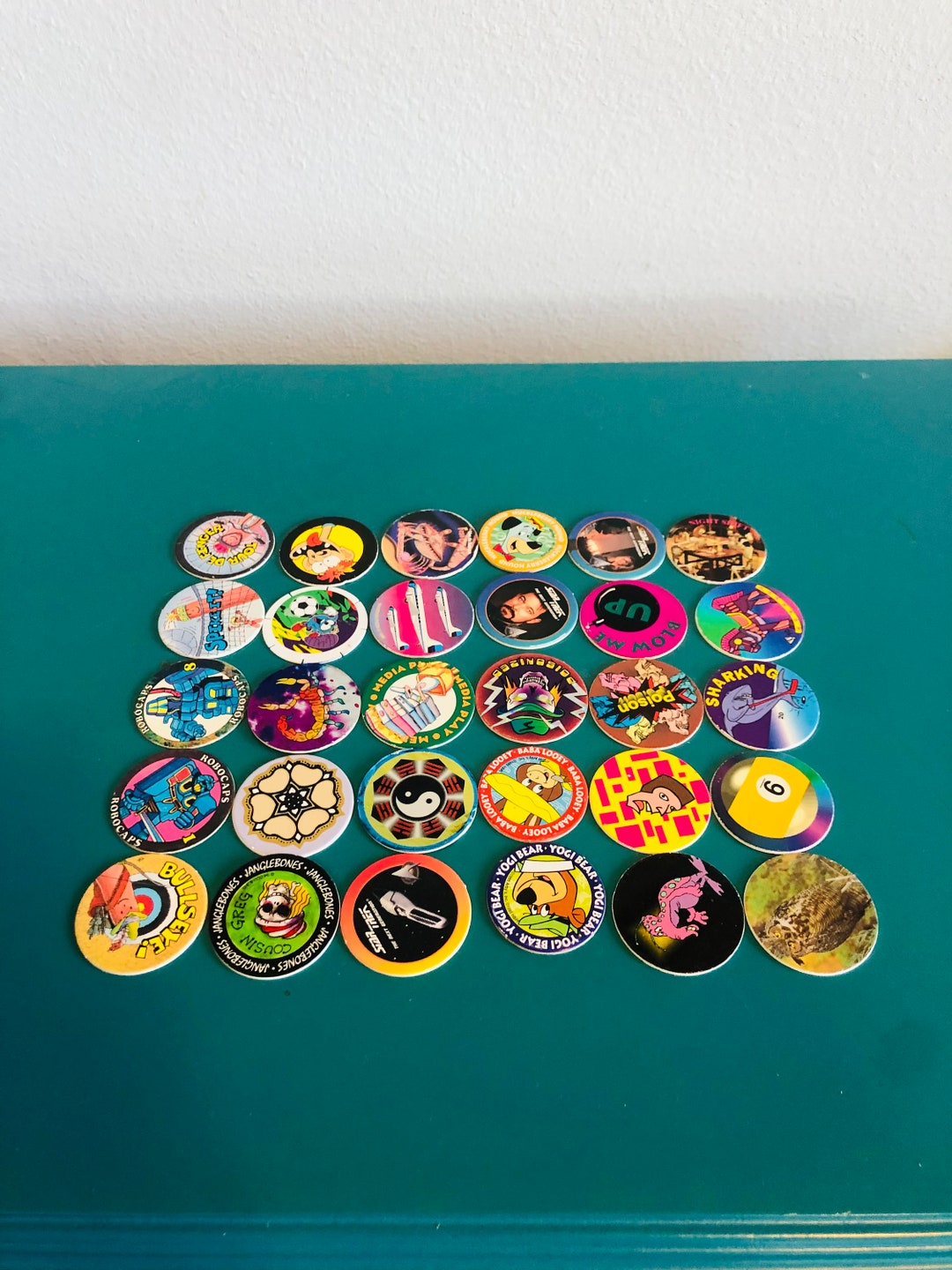 50 Authentic Vintage 90s Pogs - Etsy