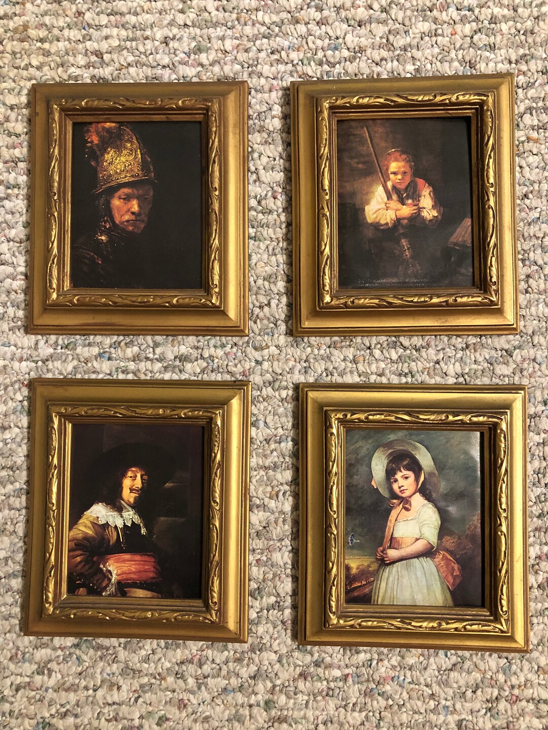 Framed Famous Paintings Reproductions: Master ART Thentic Oyls, Set of ...